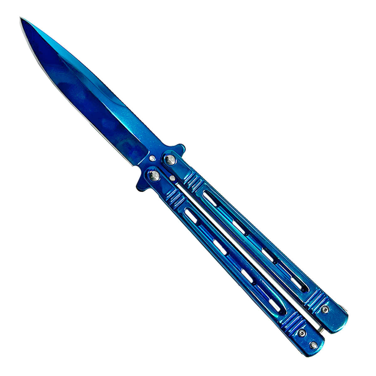 "Wasp" Blue Butterfly Knife – CS Tactical Edge