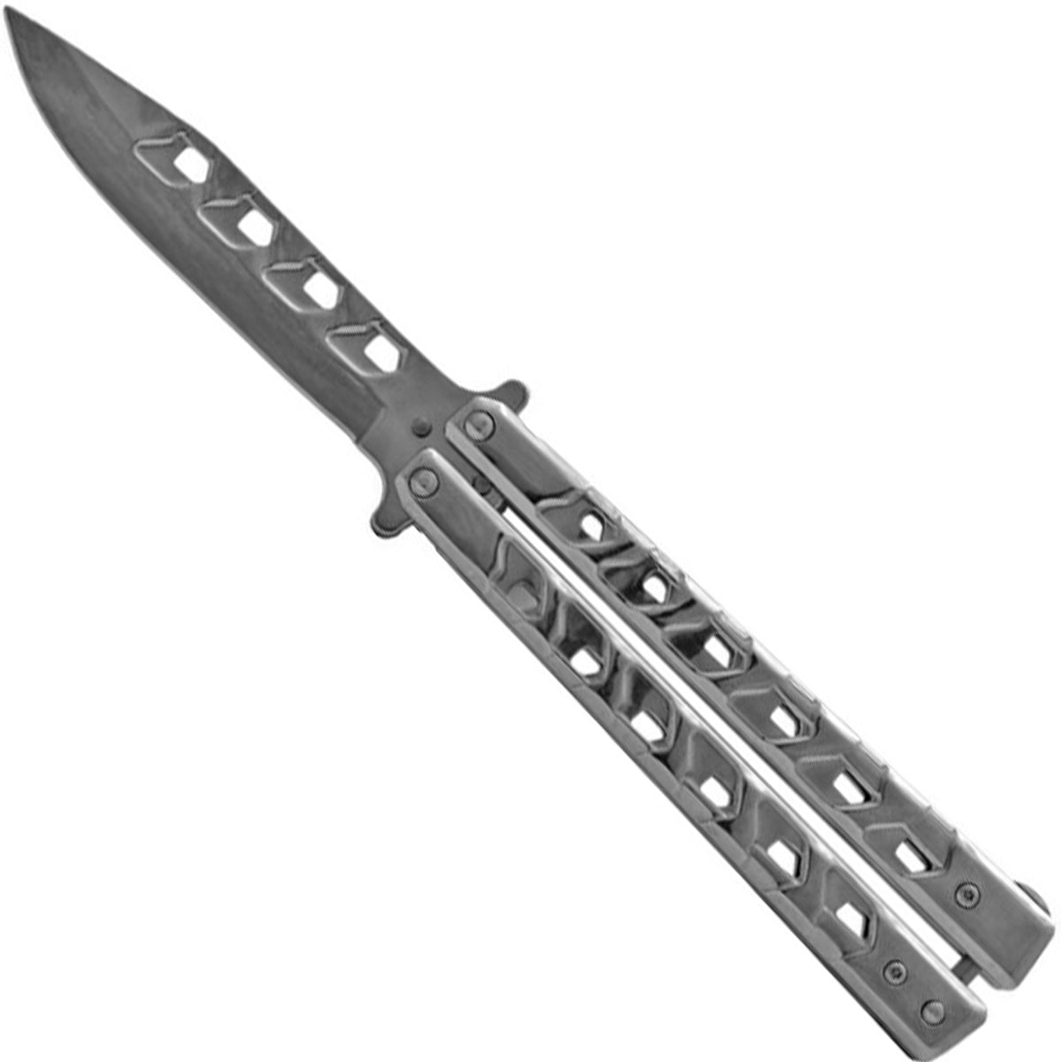 "Croc-o" Chrome Butterfly Knife – CS Tactical Edge