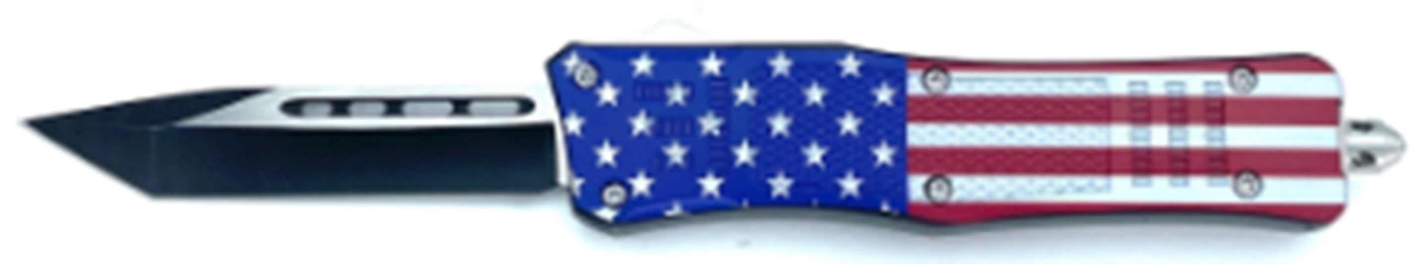 US Flag OTF Knife – CS Tactical Edge