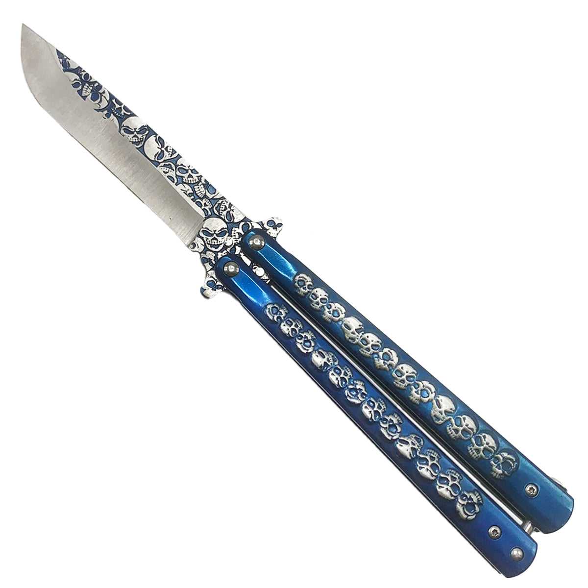 Buy "Lazuli" Blue Butterfly Knife | CS Tactical Edge Official